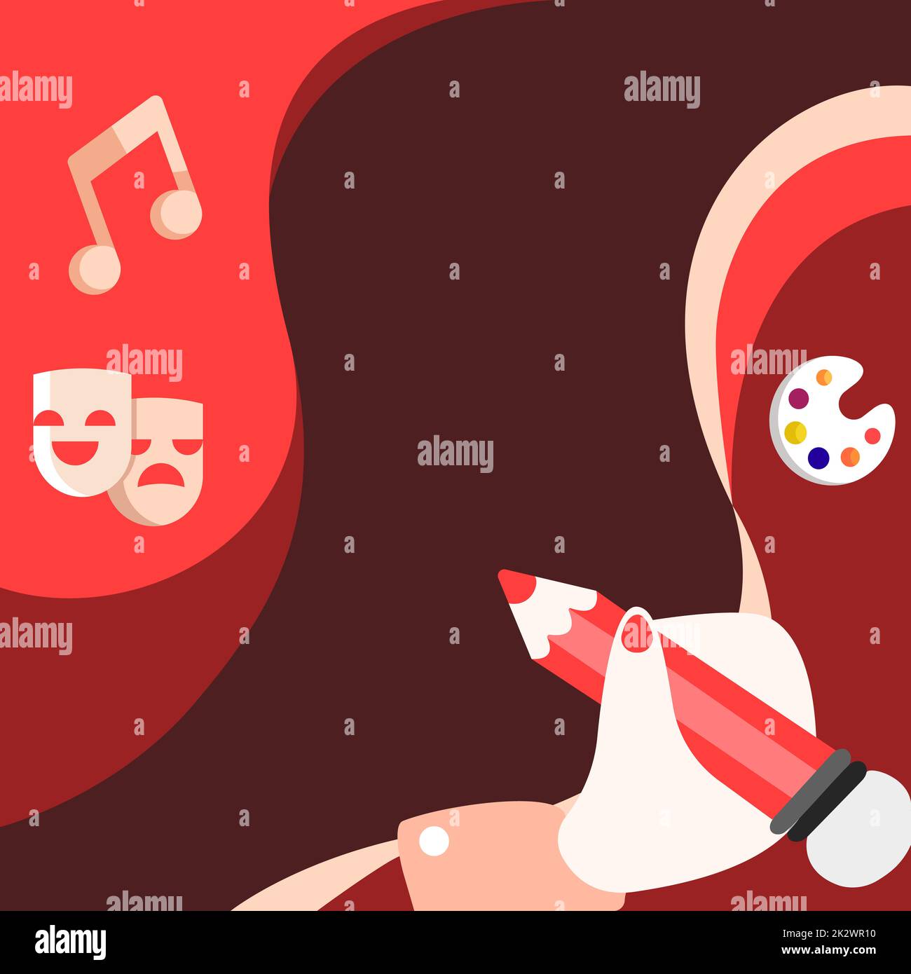 Main avec un crayon Banque de photographies et d’images à haute ...