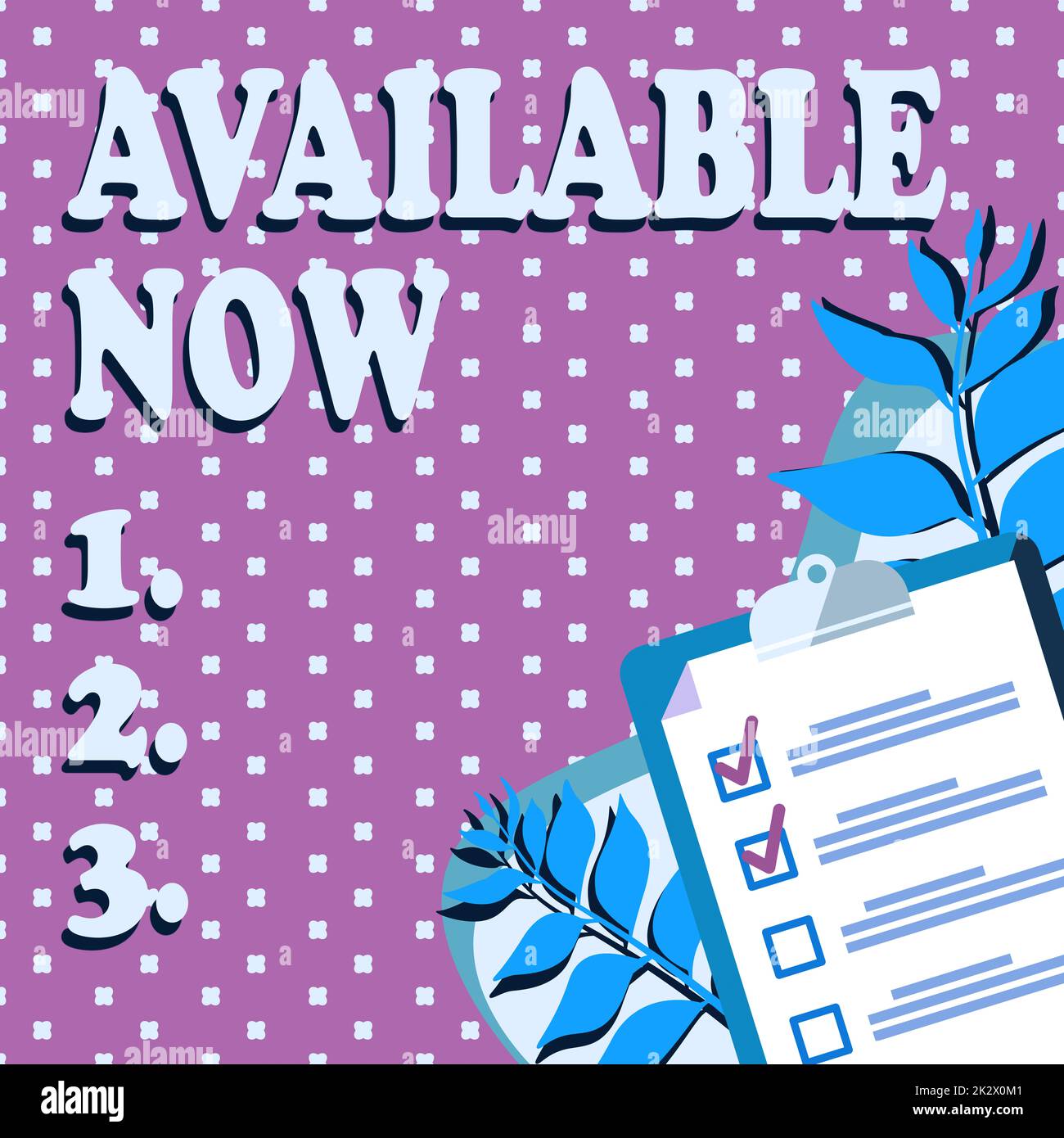 Affichage des affiches maintenant disponible. Concept signification ...