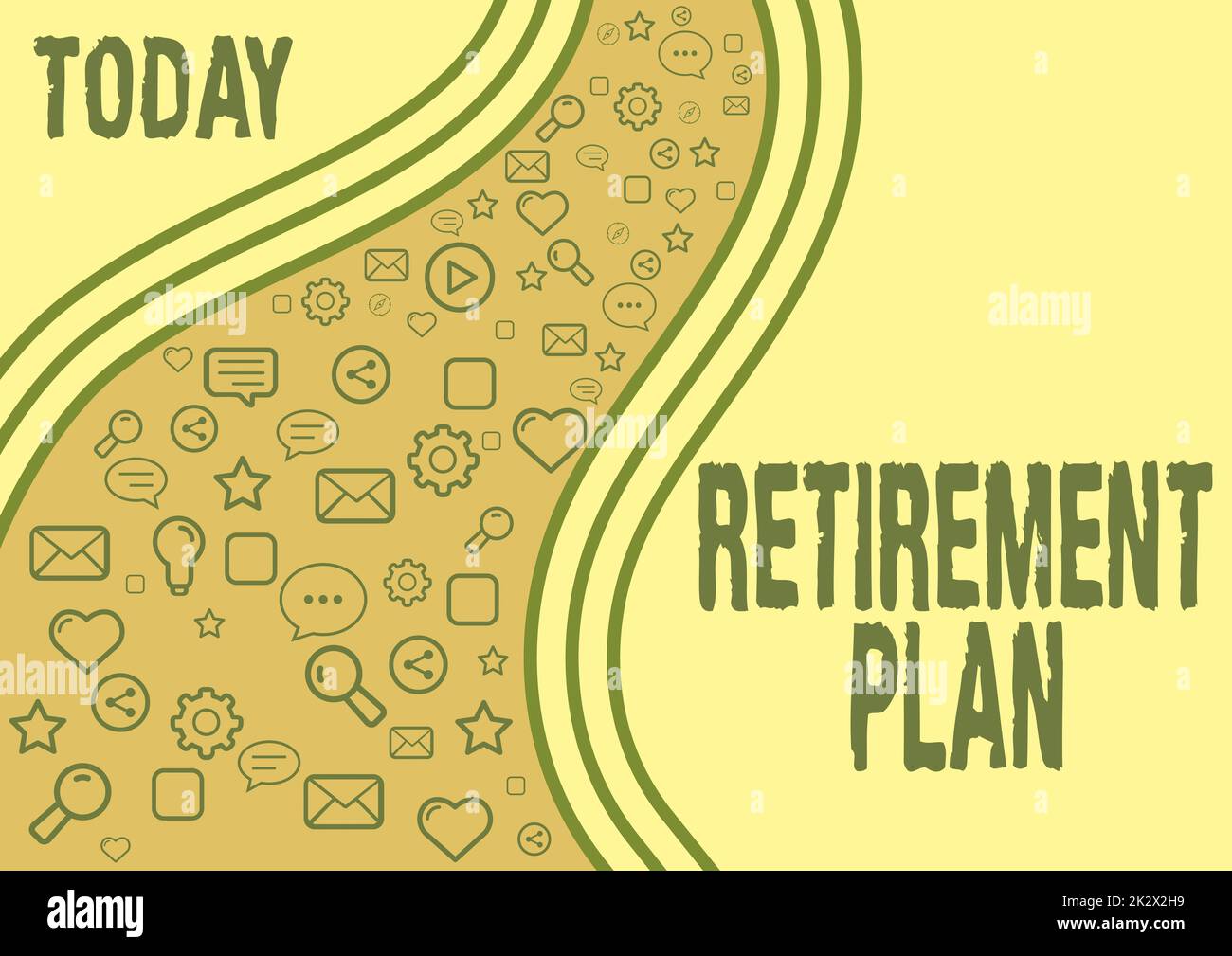 Inspiration montrant signer le plan de retraite. Business idée ...