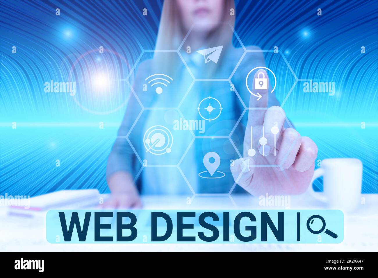 Inspiration montrant le Web Design de signe. Internet concept qui est ...