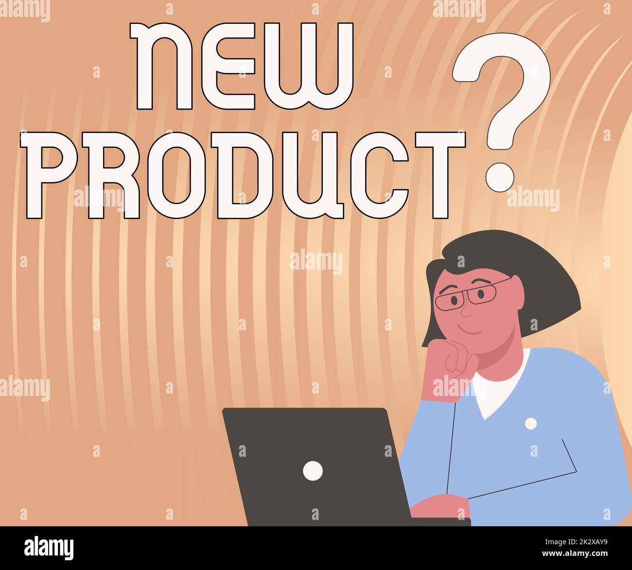 Légende conceptuelle Nouveau produit. Les biens et les services d'idée ...