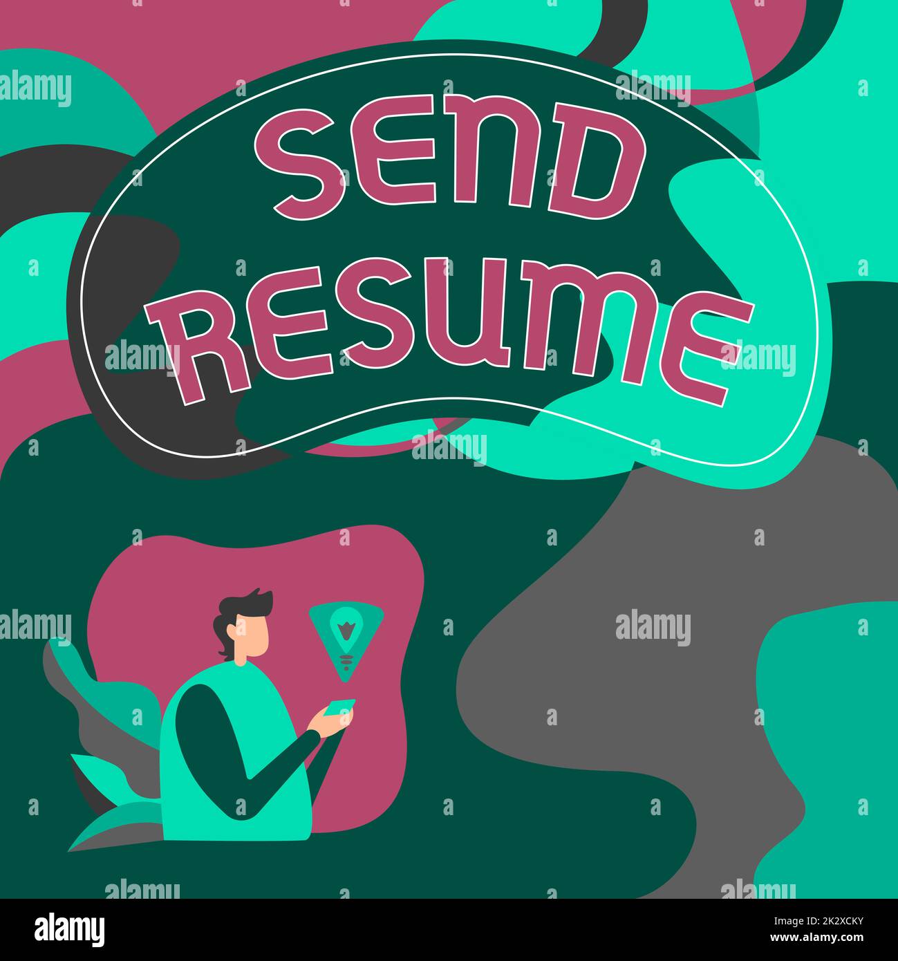 Affichage conceptuel Envoyer le CV. Internet concept brève compte ...
