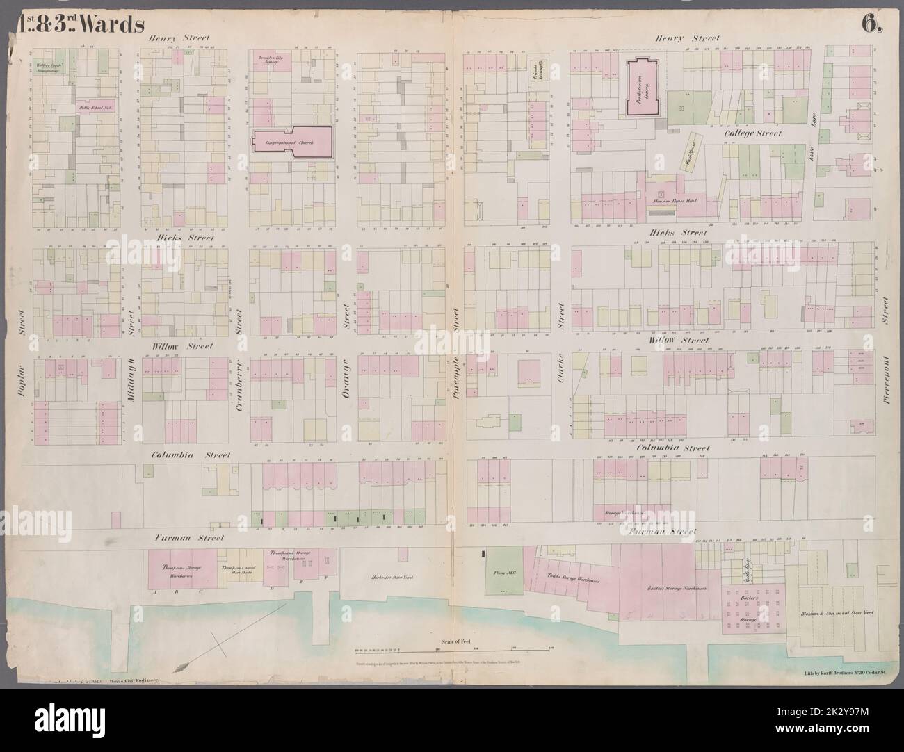 Cartographie, cartes. 1855. Lionel Pincus et Princess Firyal Map ...