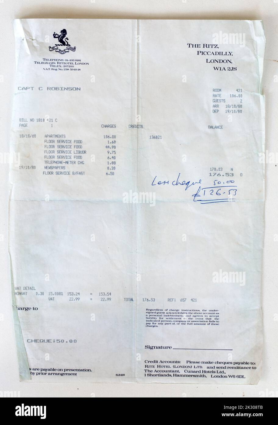 London ritz hotel food Banque de photographies et d’images à haute ...