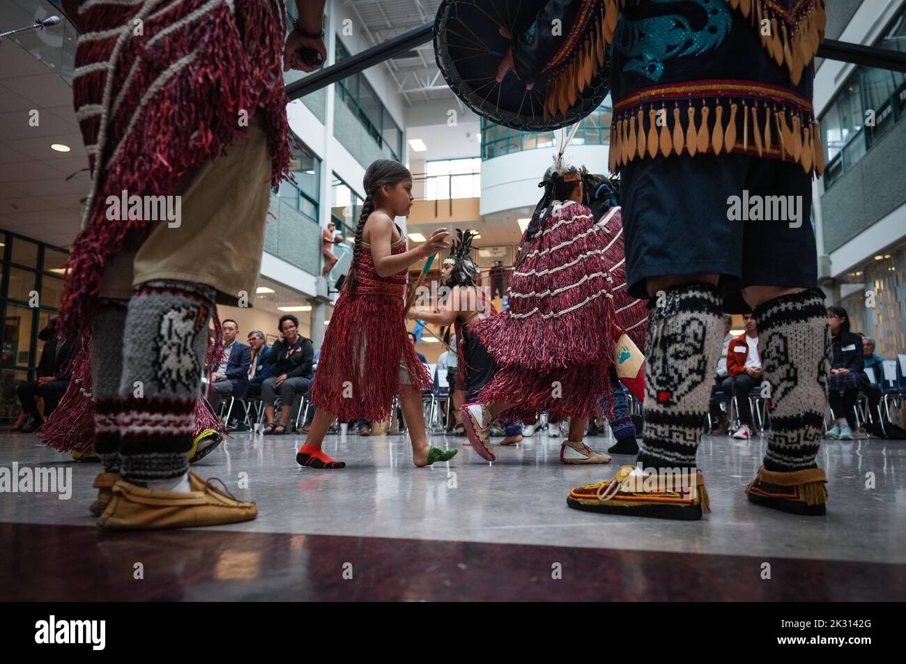 Canada. 23rd septembre 2022. Les membres de la première nation Musqueam ...