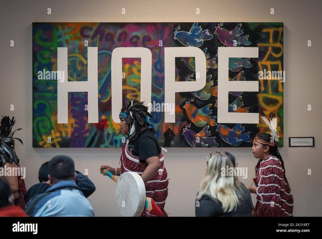 Canada. 23rd septembre 2022. Les membres de la première nation Musqueam ...