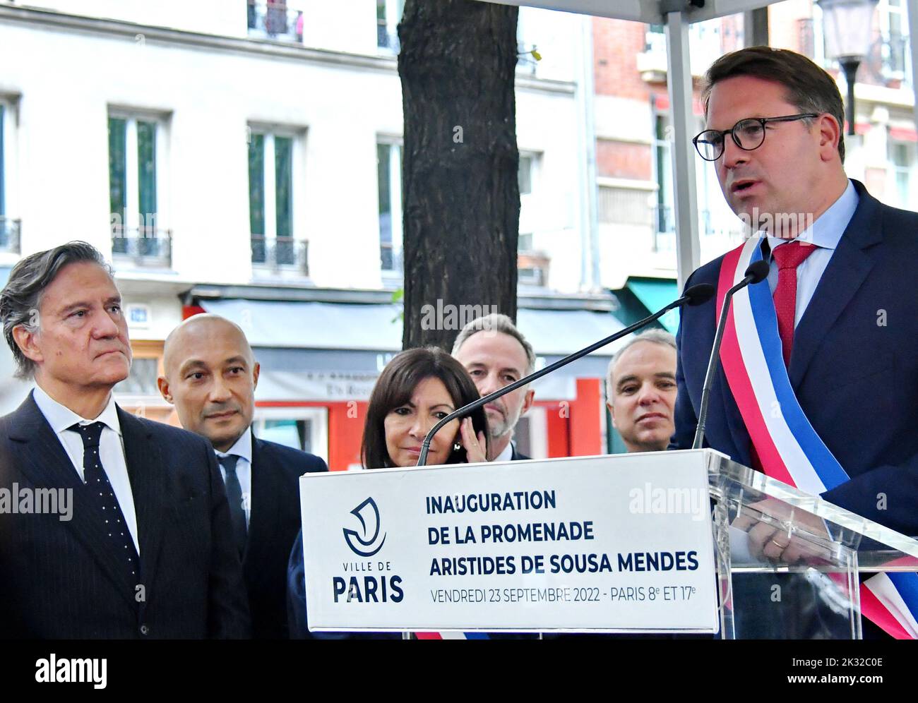 Paris, France. 24th septembre 2022. 17th arrondissement de Paris, maire ...