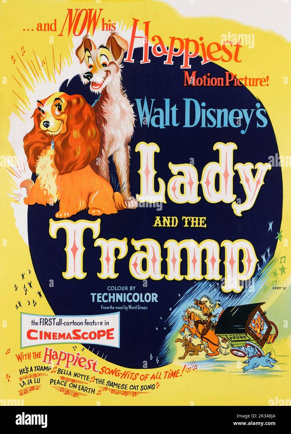 Affiche de film de film des années 1950 Banque de photographies et d ...
