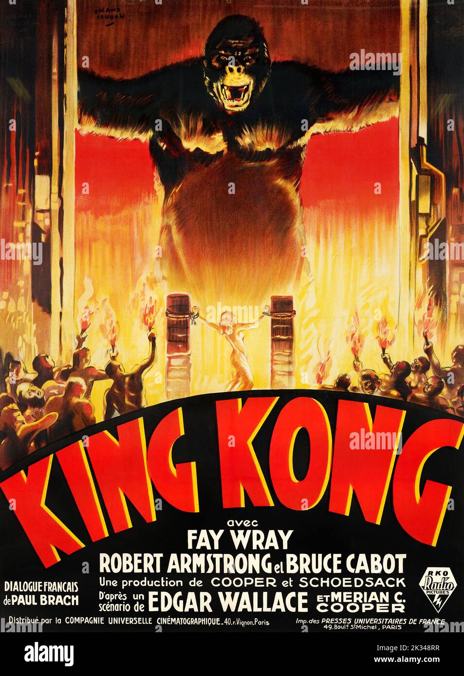 Affiche du film king kong Banque de photographies et d’images à haute ...