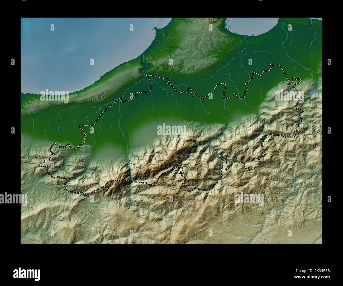 Blida map vector Banque de photographies et d’images à haute résolution ...