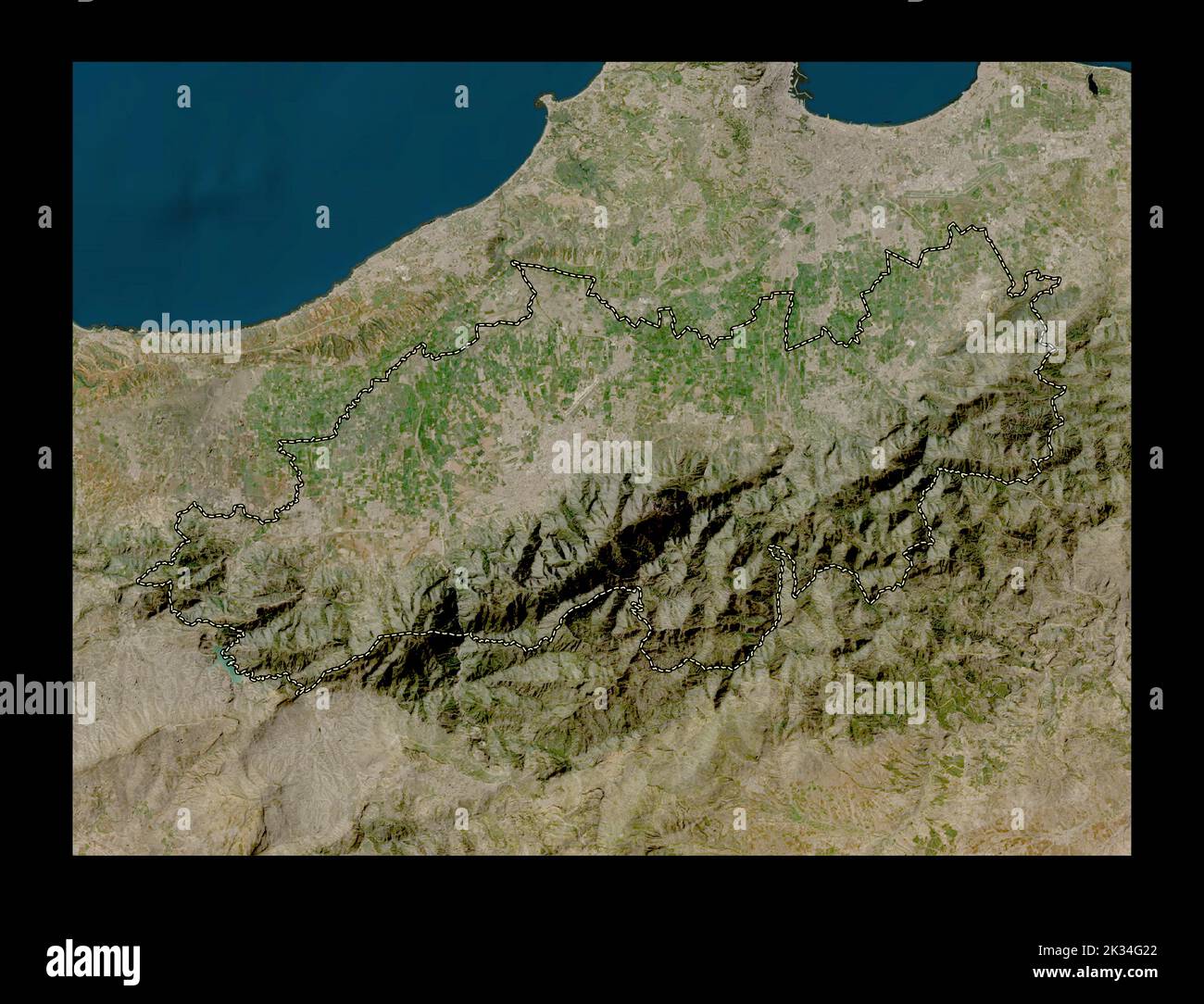 Blida map vector Banque de photographies et d’images à haute résolution ...