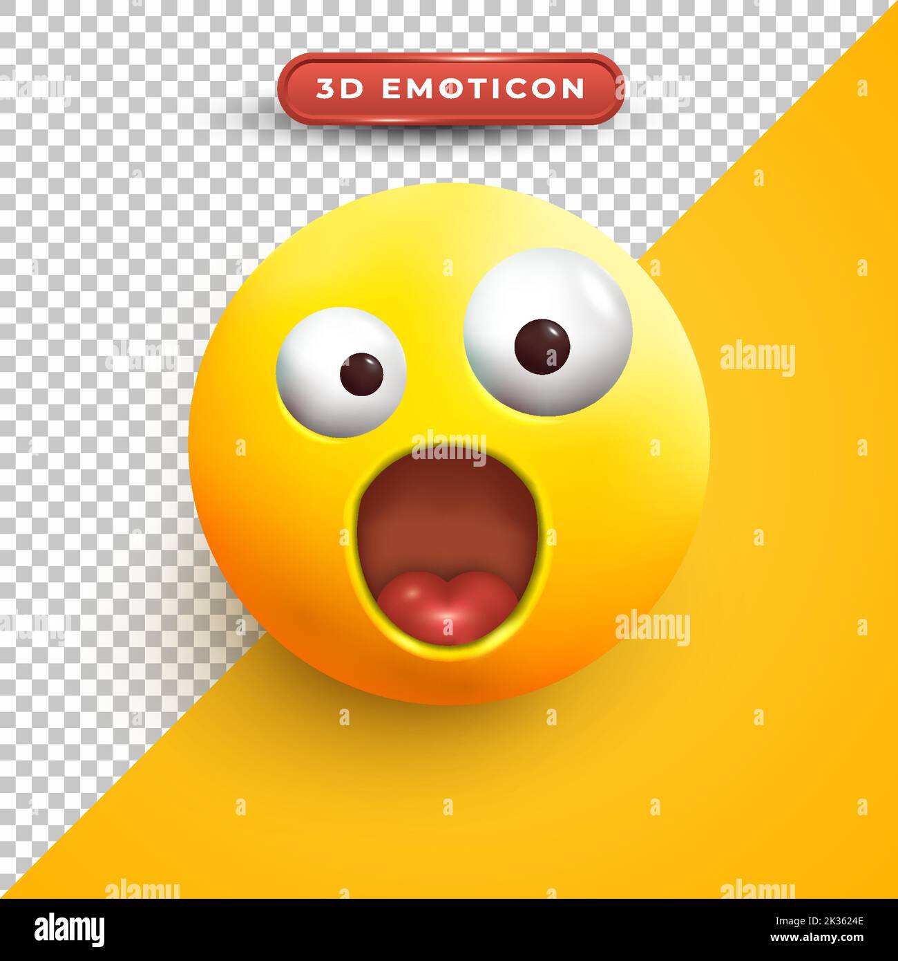 Goofy emoji Banque d'images vectorielles - Alamy