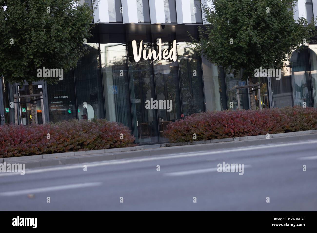 Vinted logo Banque de photographies et d’images à haute résolution - Alamy