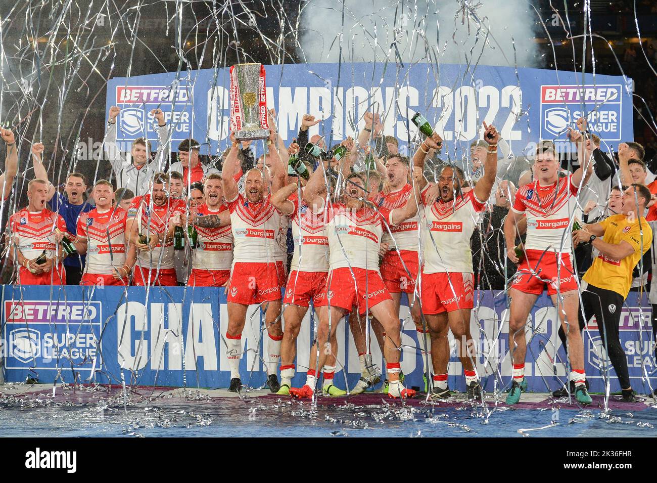 Manchester, Angleterre -24th septembre 2022 - St. Helens reçoit le ...