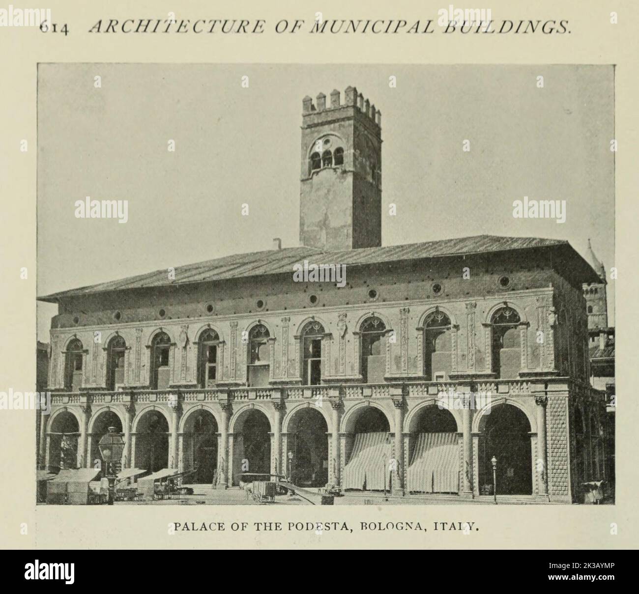 PALAIS DU PODESTA, BOLOGNE, ITALIE DE L'ARTICLE L'ARCHITECTURE DES ...