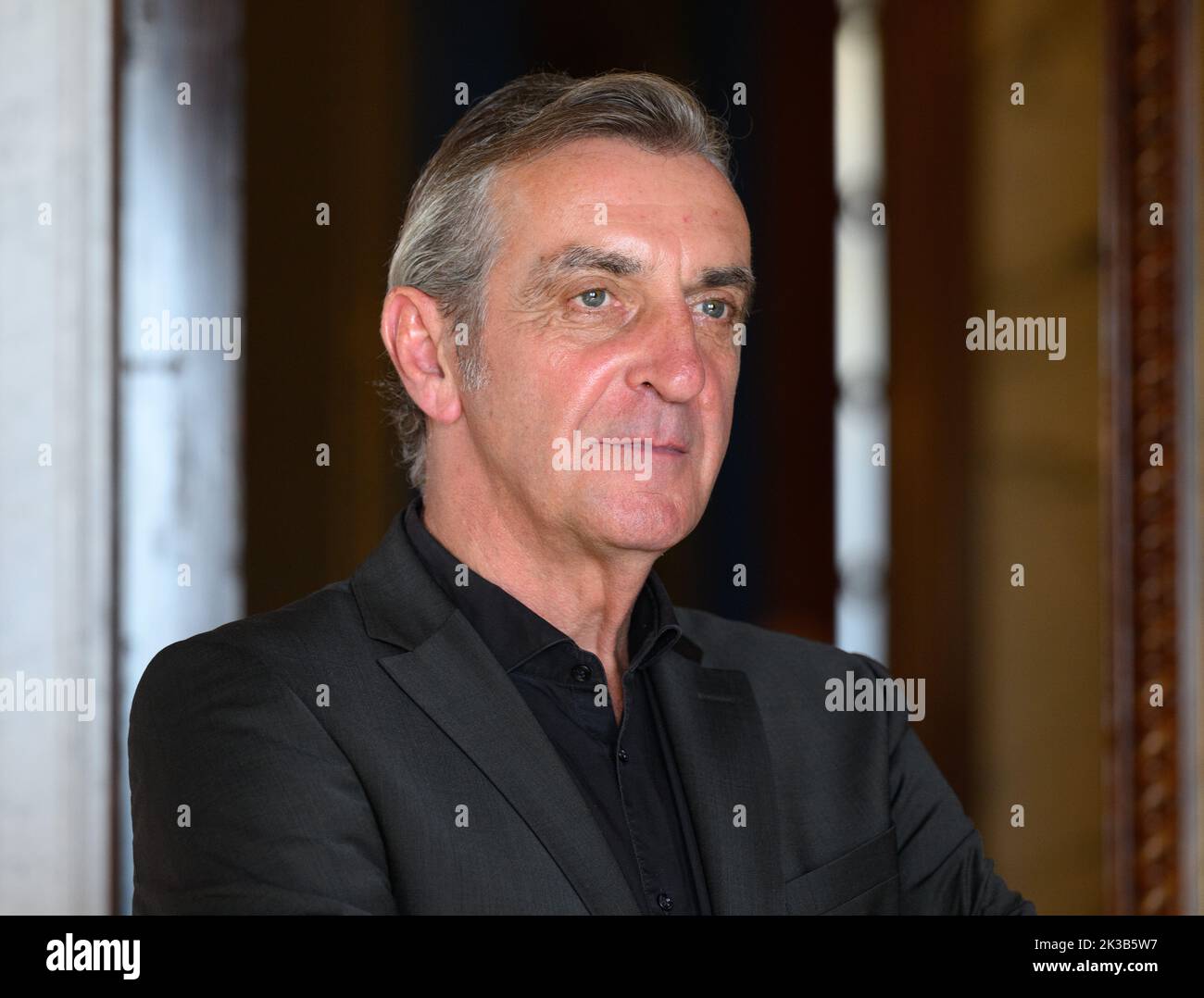 25 septembre 2022, Saxe, Dresde: Ralf Minge, directeur sportif de ...