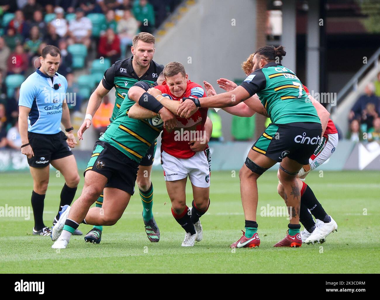 24.09.2022 Northampton, Angleterre. Rugby Union. Jimmy Gopperth de ...