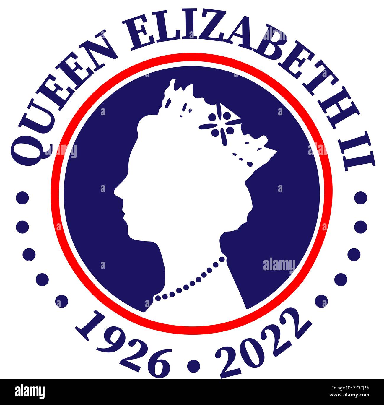 Queen Elizabeth II Emblem SVG PNG PDF - Eemembrance Emblem - Anglais ...