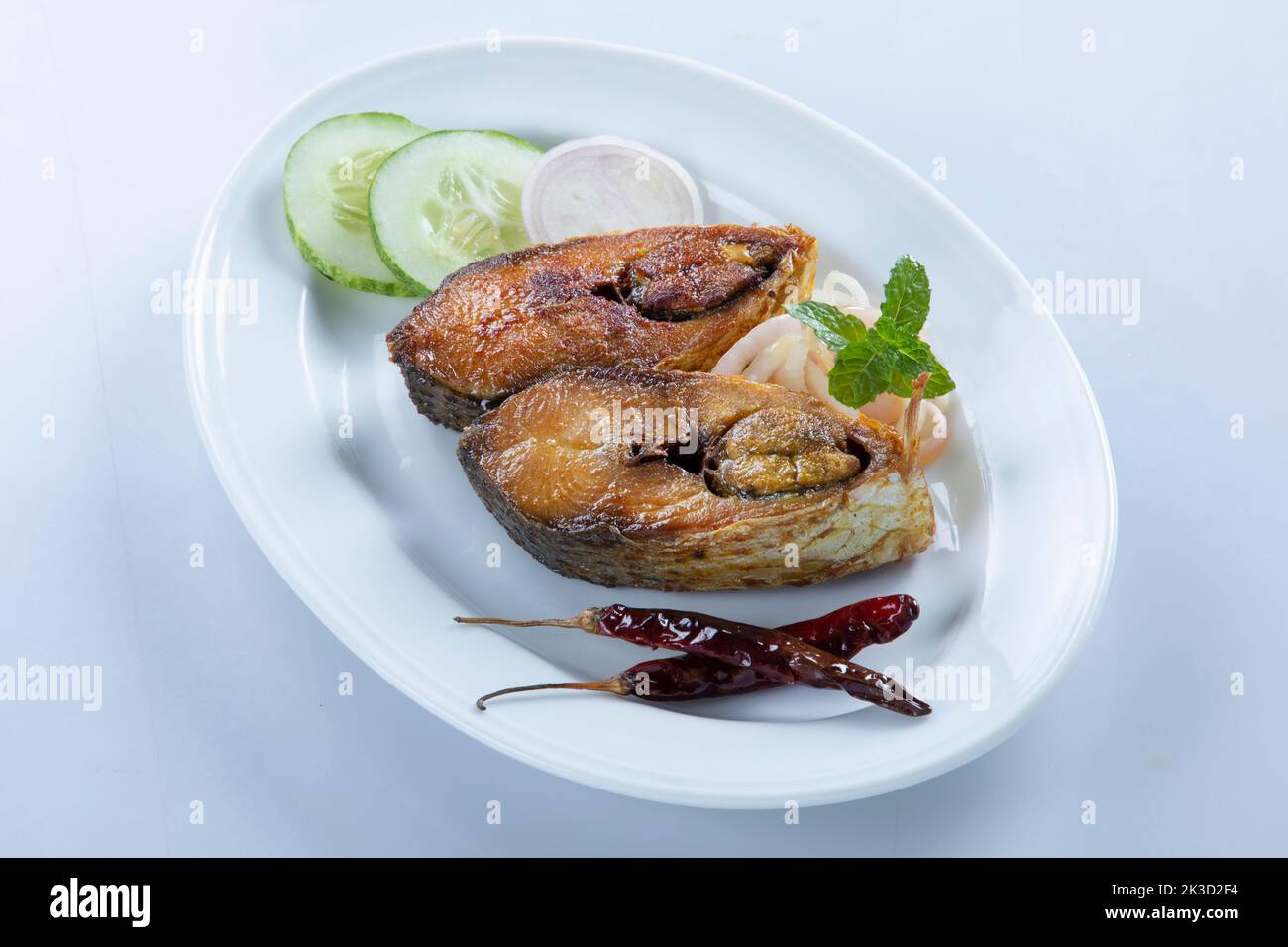 Bhaji Ilish pour Panta ilish, plat de fête bengali de la nouvelle année ...