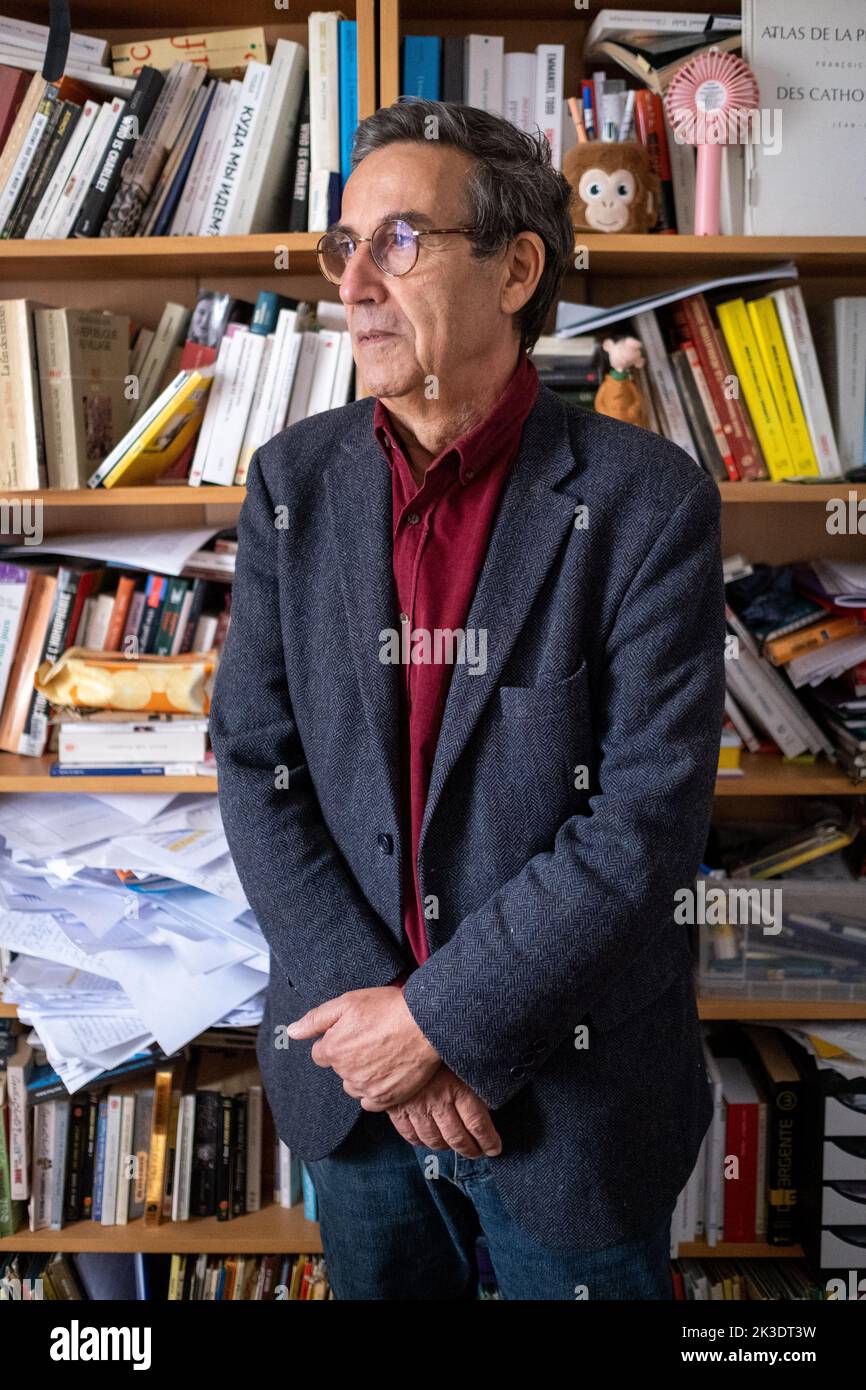 France, Paris, le 2022-09-16. Portrait de l'anthropologue, historien ...