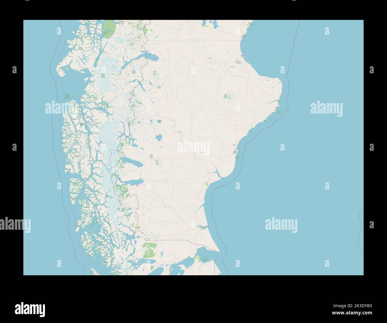 Mapa de santa cruz vector Banque de photographies et d’images à haute ...
