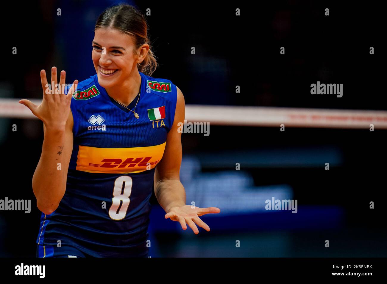 ARNHEM, PAYS-BAS - SEPTEMBRE 26 : Alessia Orro d'Italie célèbre un ...