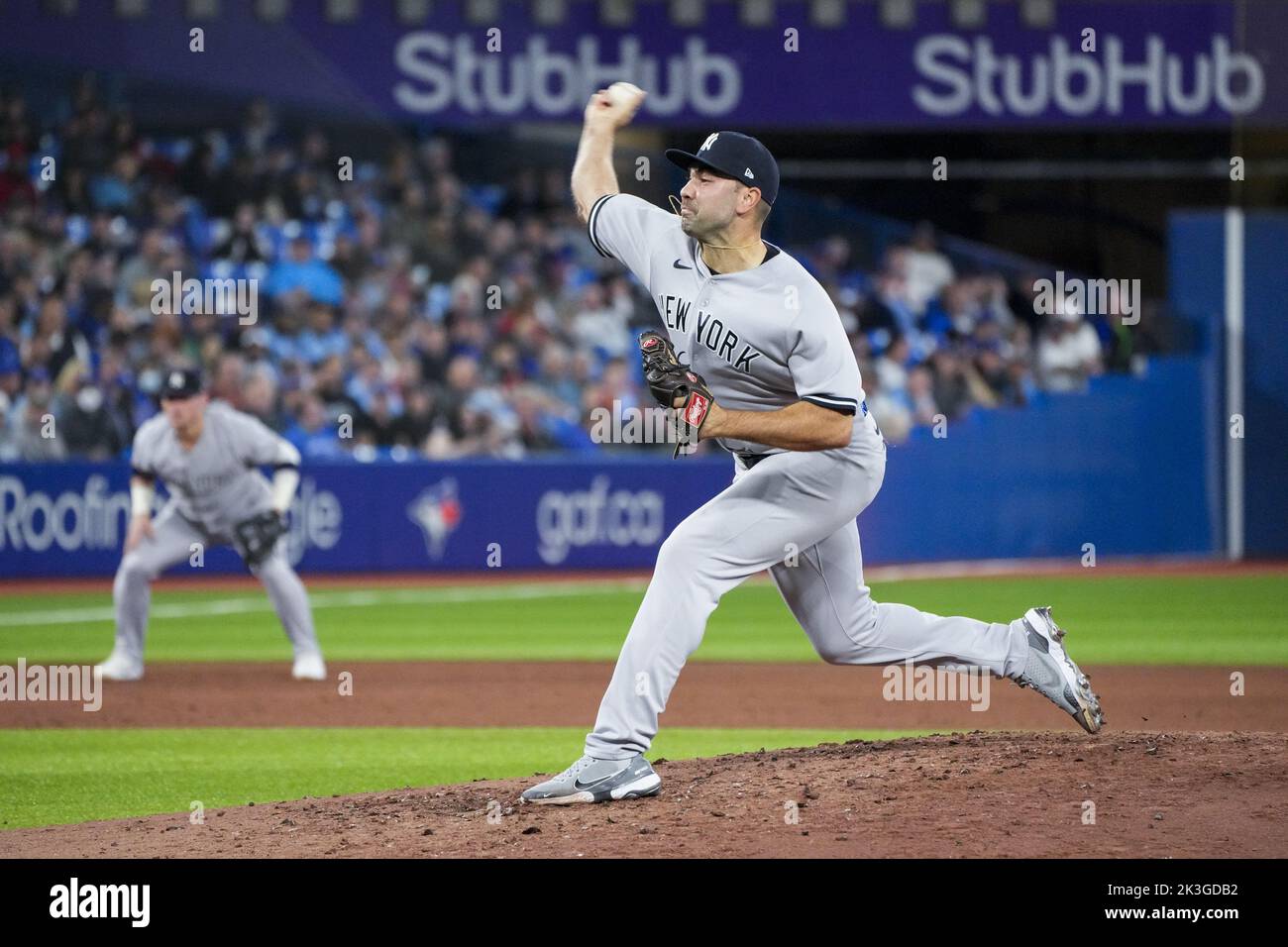 Toronto, Canada. 25th septembre 2022. New York Yankees Pitcher Zach Pop ...