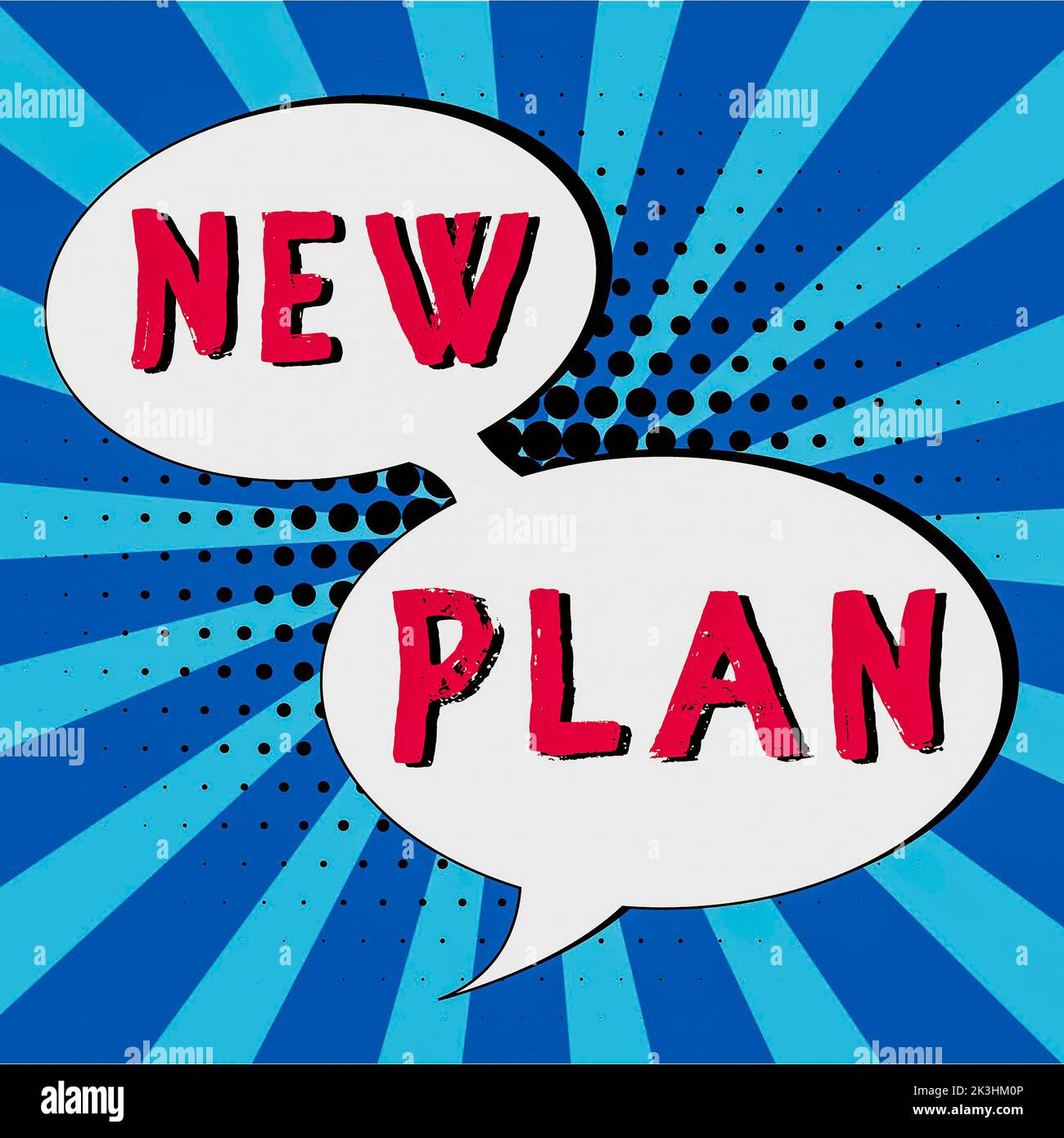 Affichage conceptuel Nouveau plan. Idée d'entreprise début d'une ...