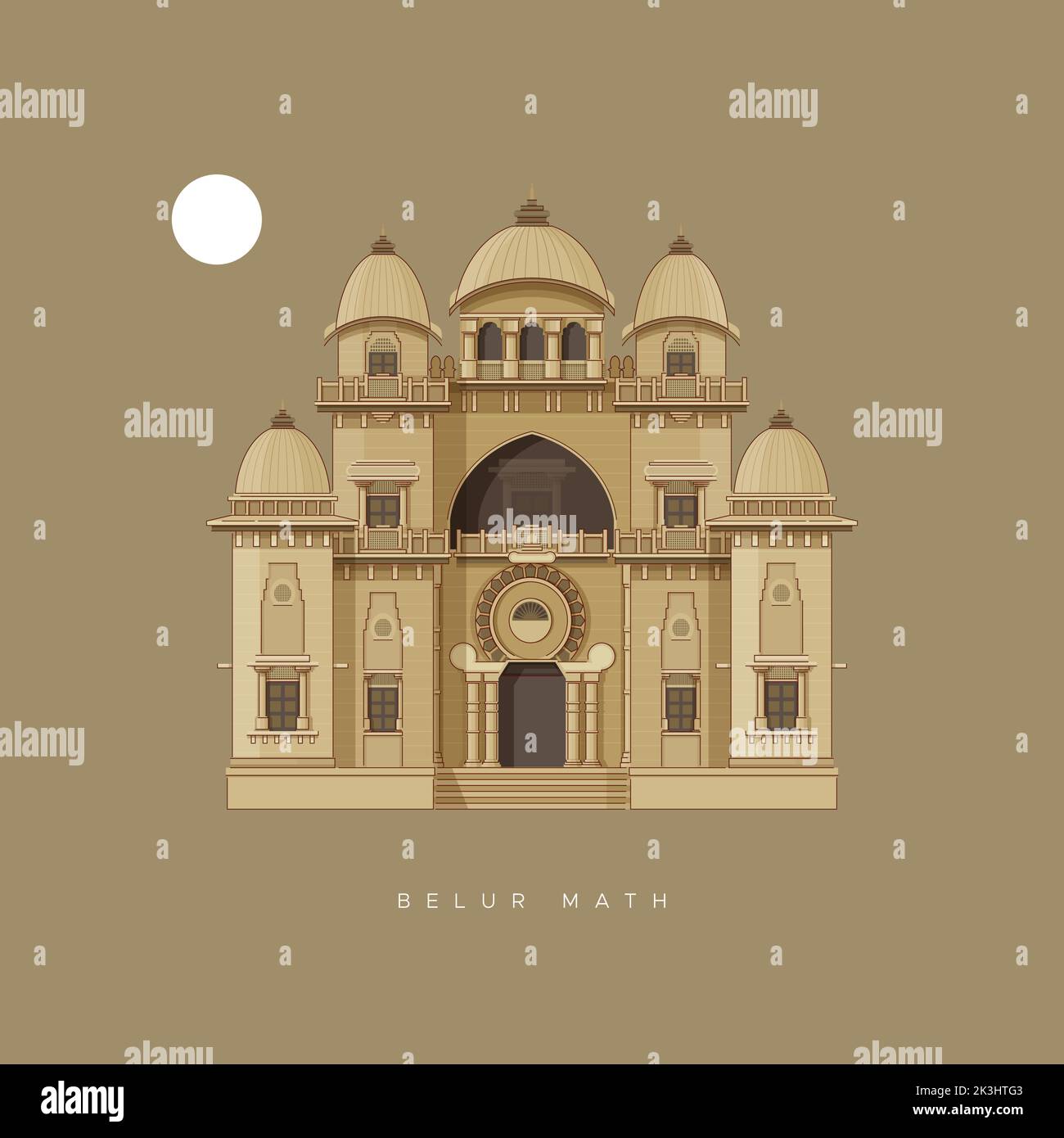 Belur math Banque d'images vectorielles - Alamy