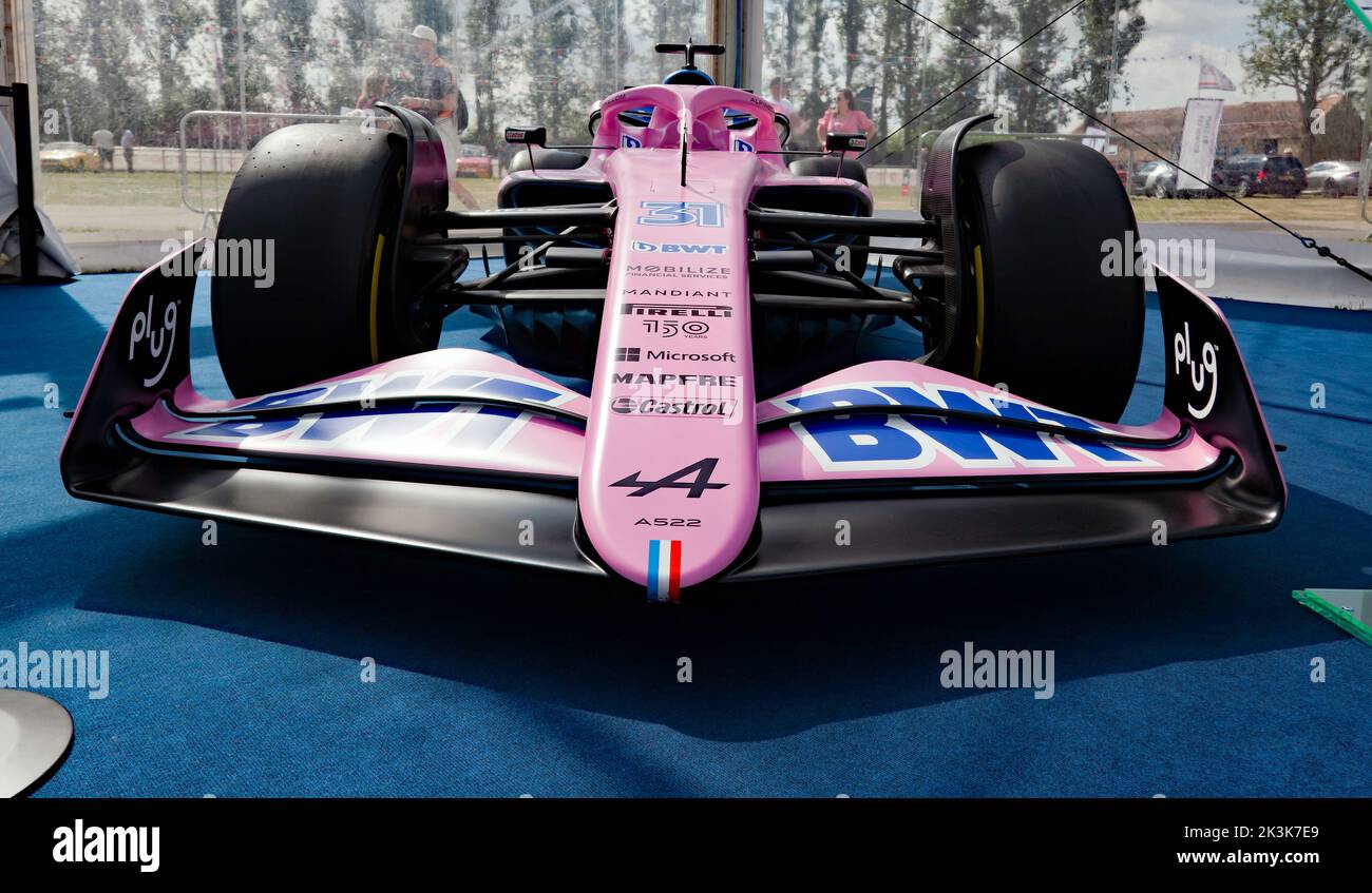 Voiture de formule 1 alpine bwt Banque de photographies et d’images à ...