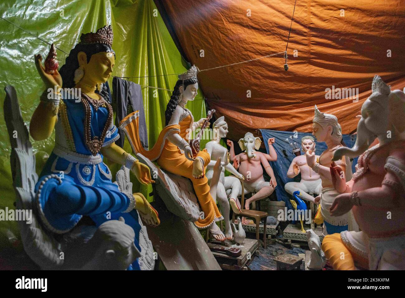 Chittagong, Bangladesh. 19th septembre 2022. Durga puja, le festival du ...
