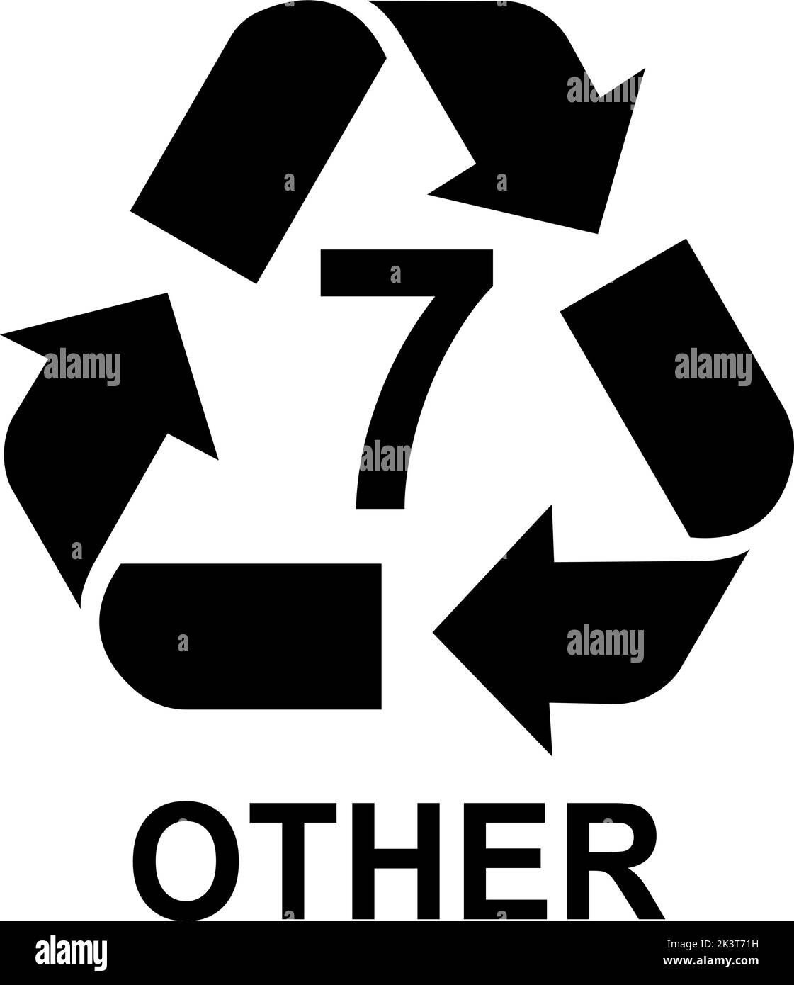 Logo De Reciclaje De Hdpe Banque Dimages Vectorielles Alamy