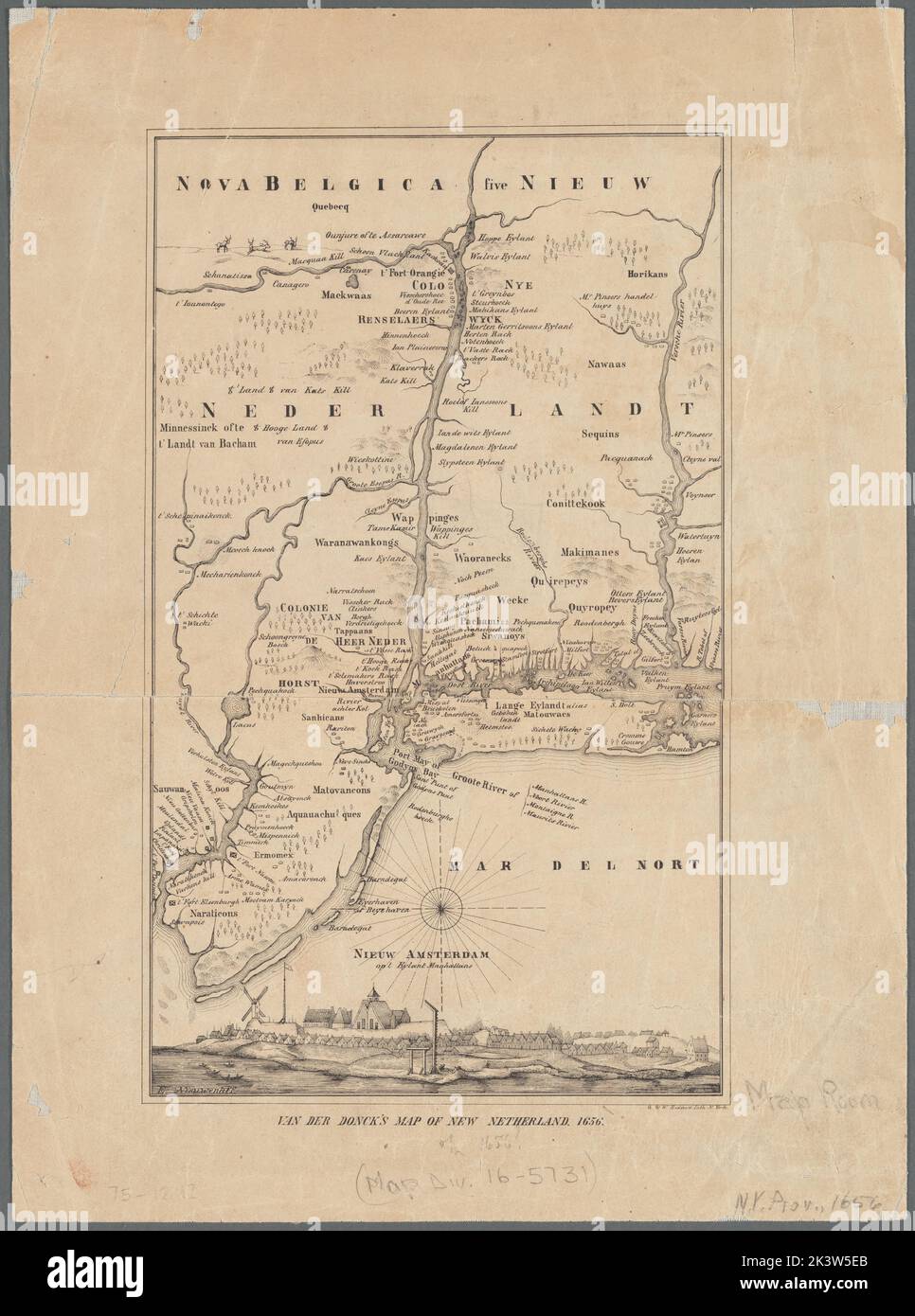 Map of new netherland Banque de photographies et d’images à haute ...