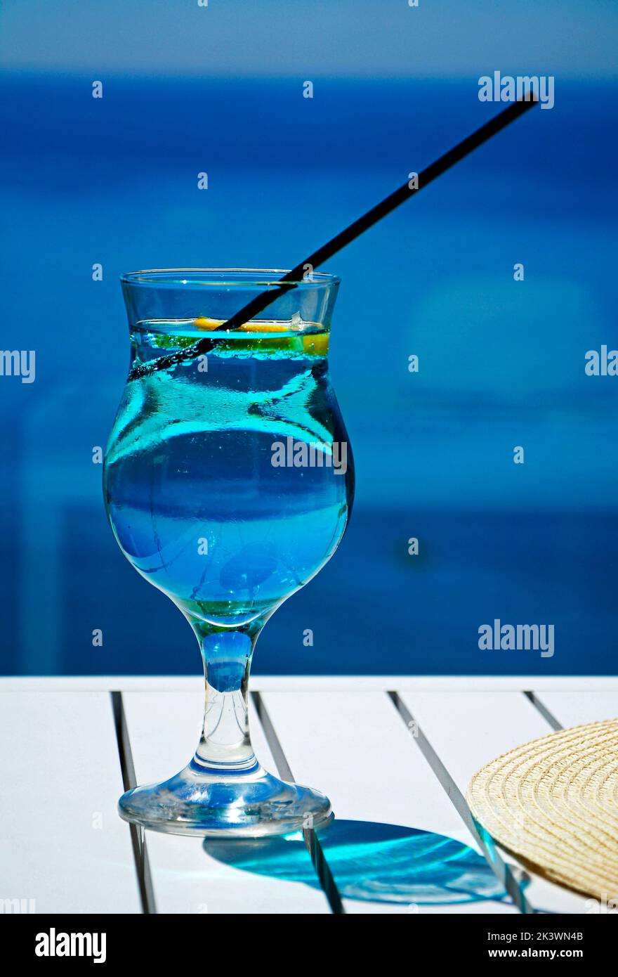 Boisson bleue Banque de photographies et d’images à haute résolution ...