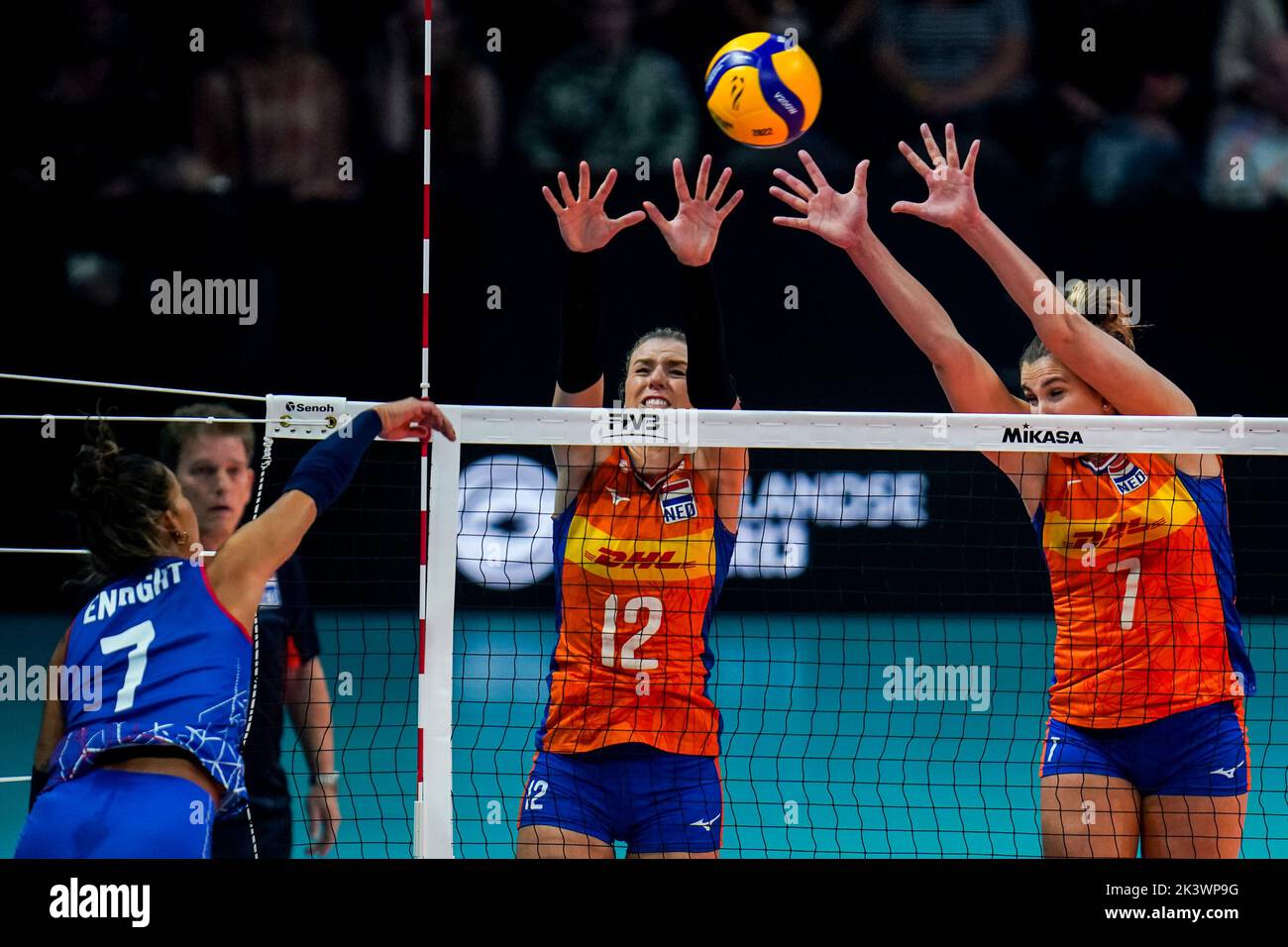 ARNHEM, PAYS-BAS - SEPTEMBRE 28 : Stephanie Enright, de Porto Rico ...