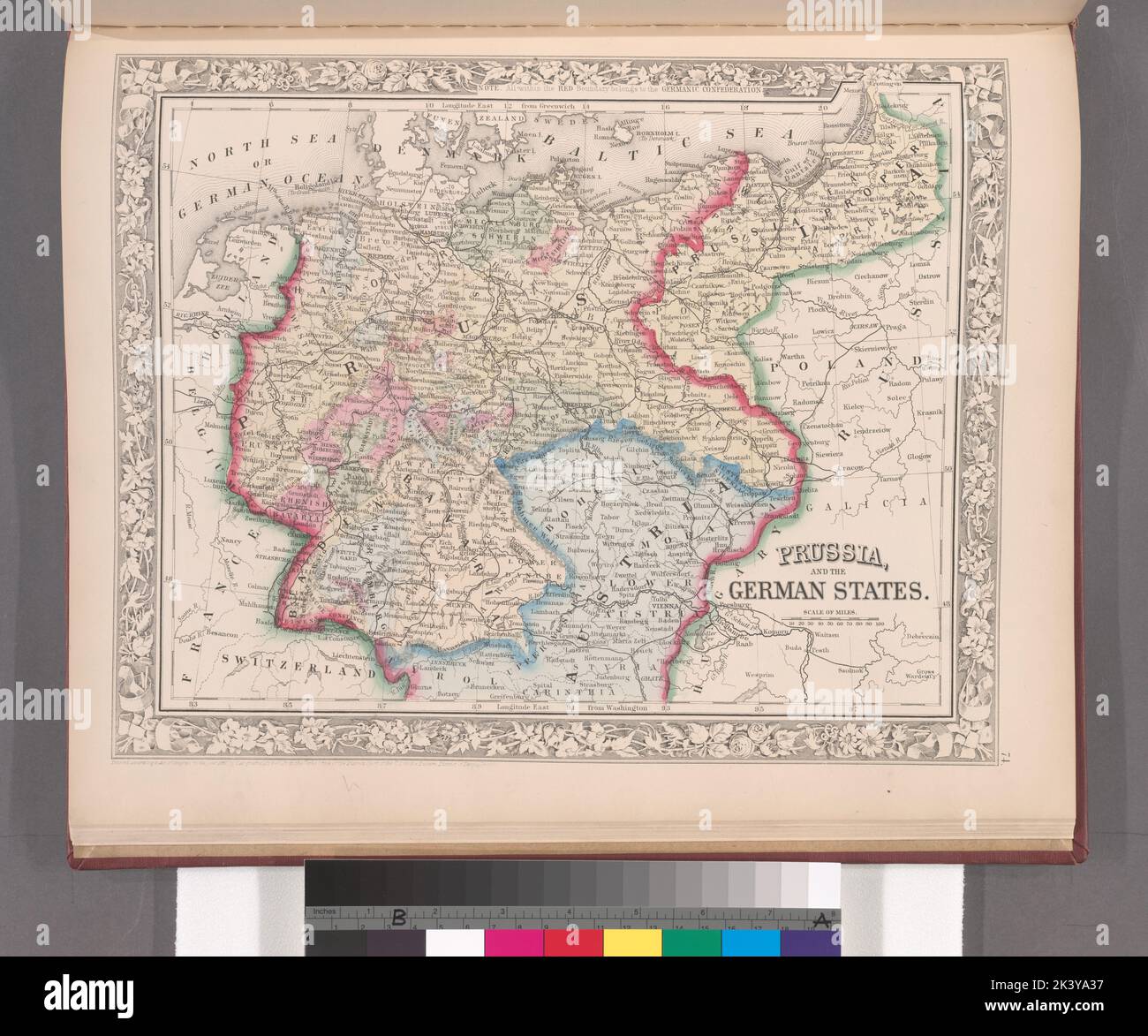 La Prusse et les États allemands. Mitchell, S. Augustus (Samuel ...