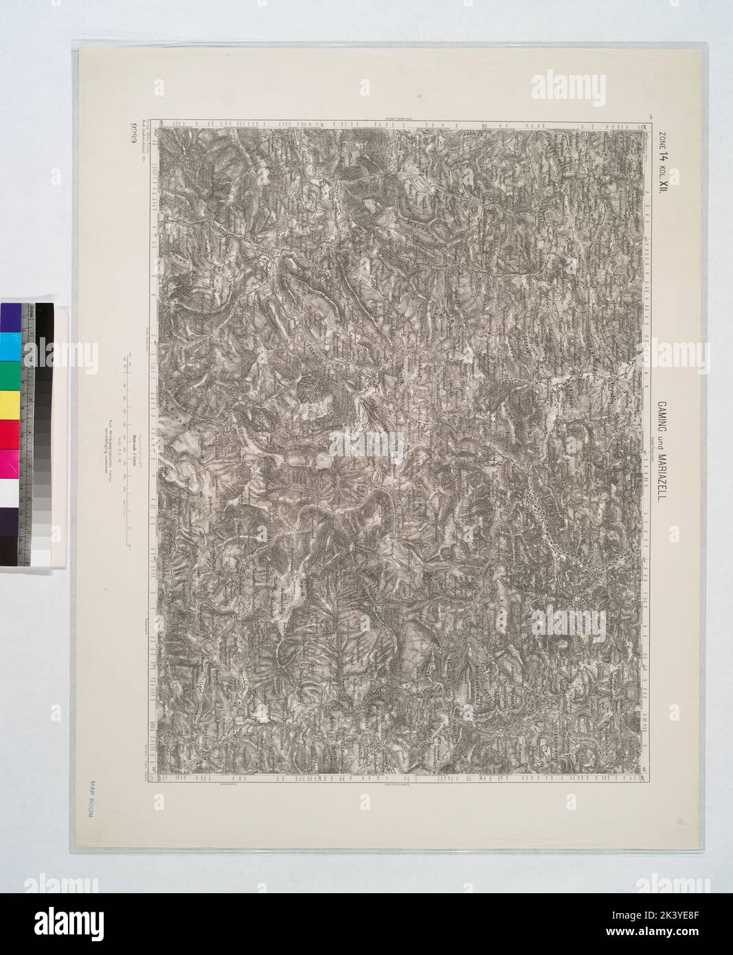 Jeux et Mariazell. Cartographie. Cartes, cartes topographiques. 1894 ...