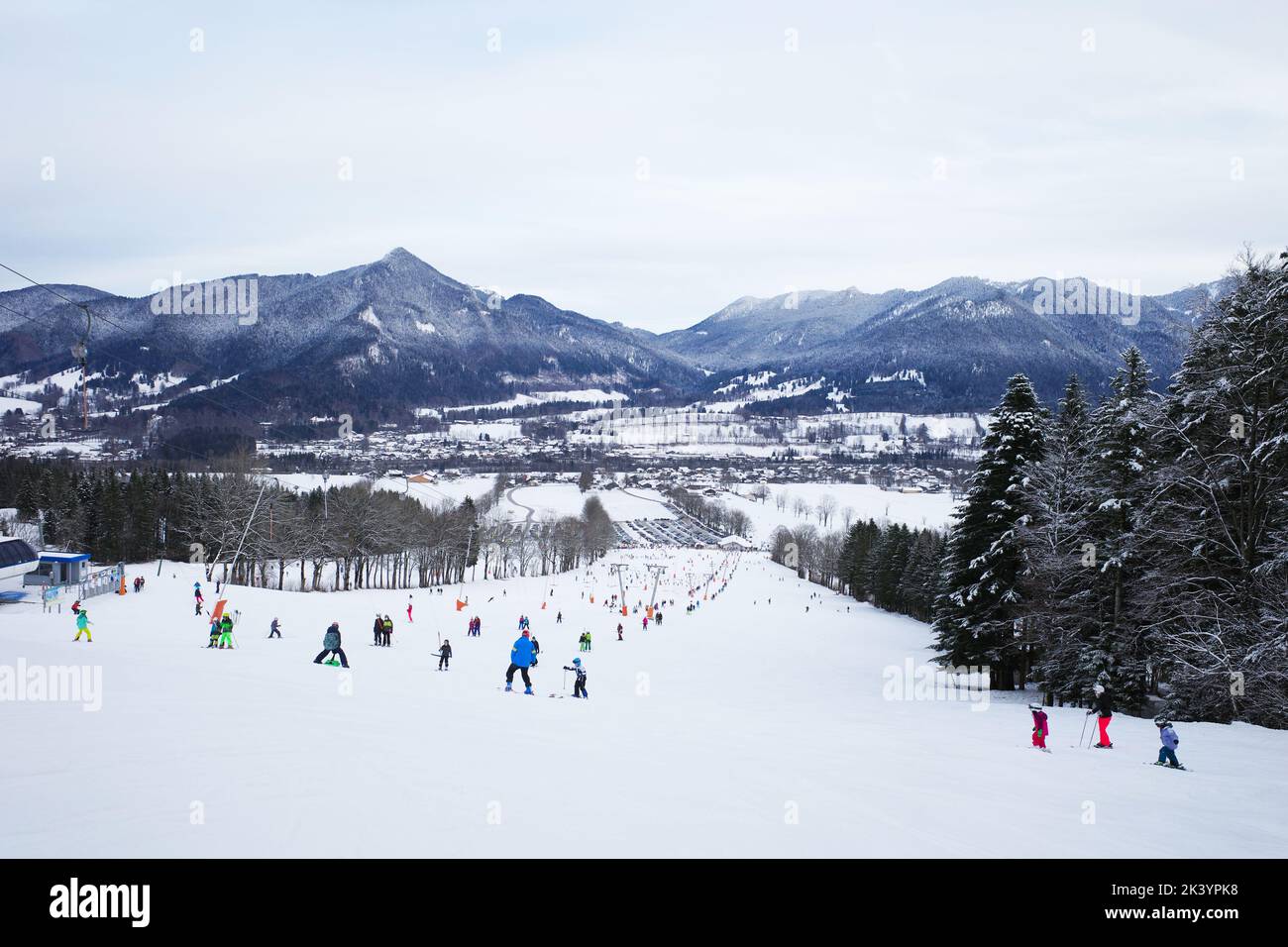 Pistes de ski piste Banque de photographies et d’images à haute ...