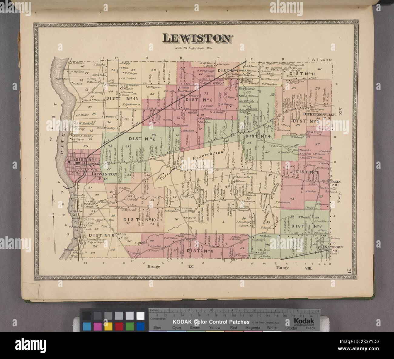 Carte de lewiston Banque de photographies et d’images à haute ...