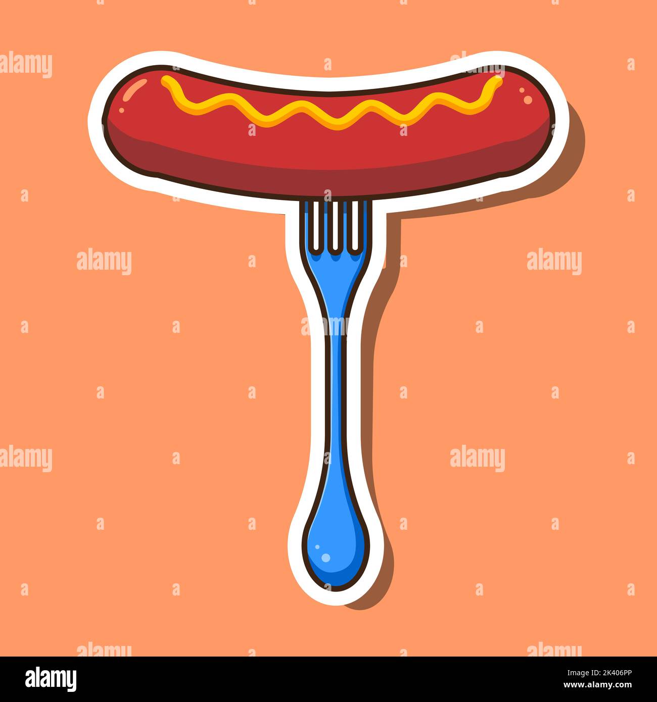 Fourchette cartoon Banque de photographies et d’images à haute ...