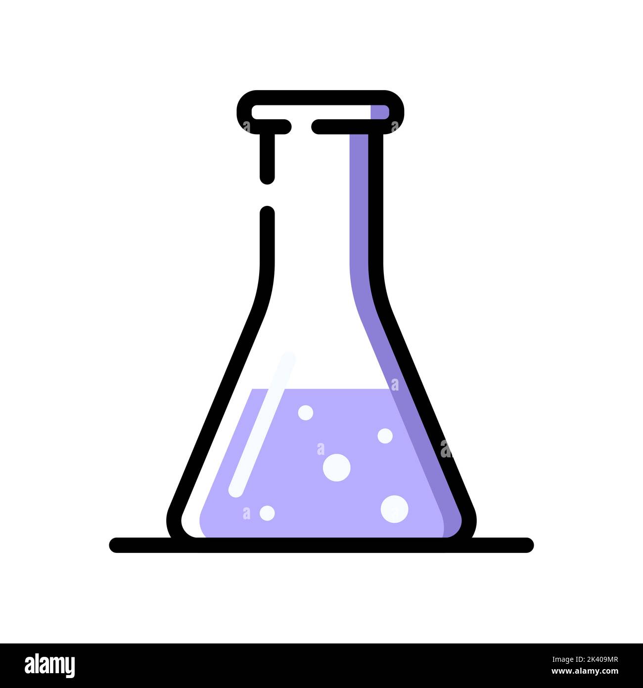 Laboratory flacon drawing Banque de photographies et d’images à haute résolution - Alamy