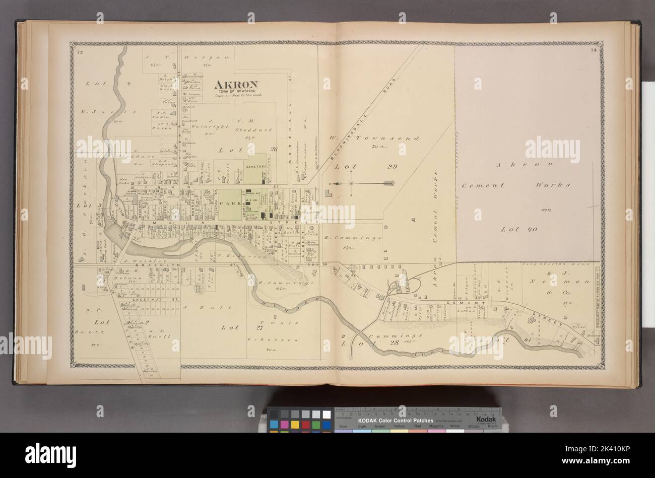 Mappa di akron Banque de photographies et d’images à haute résolution ...