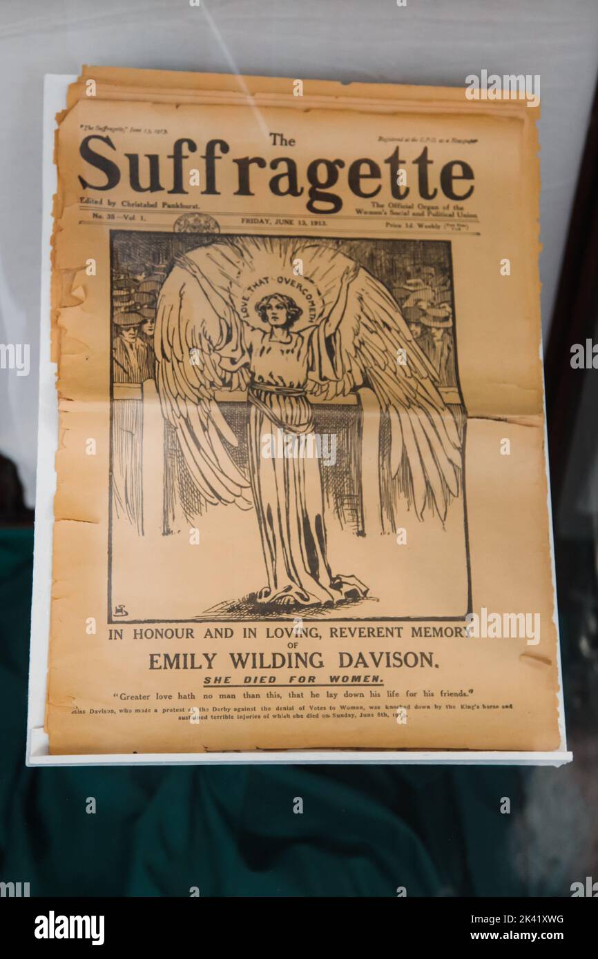 Le journal suffragette No.35 vol.1, 1913 édité par Christabel Pankhurst ...