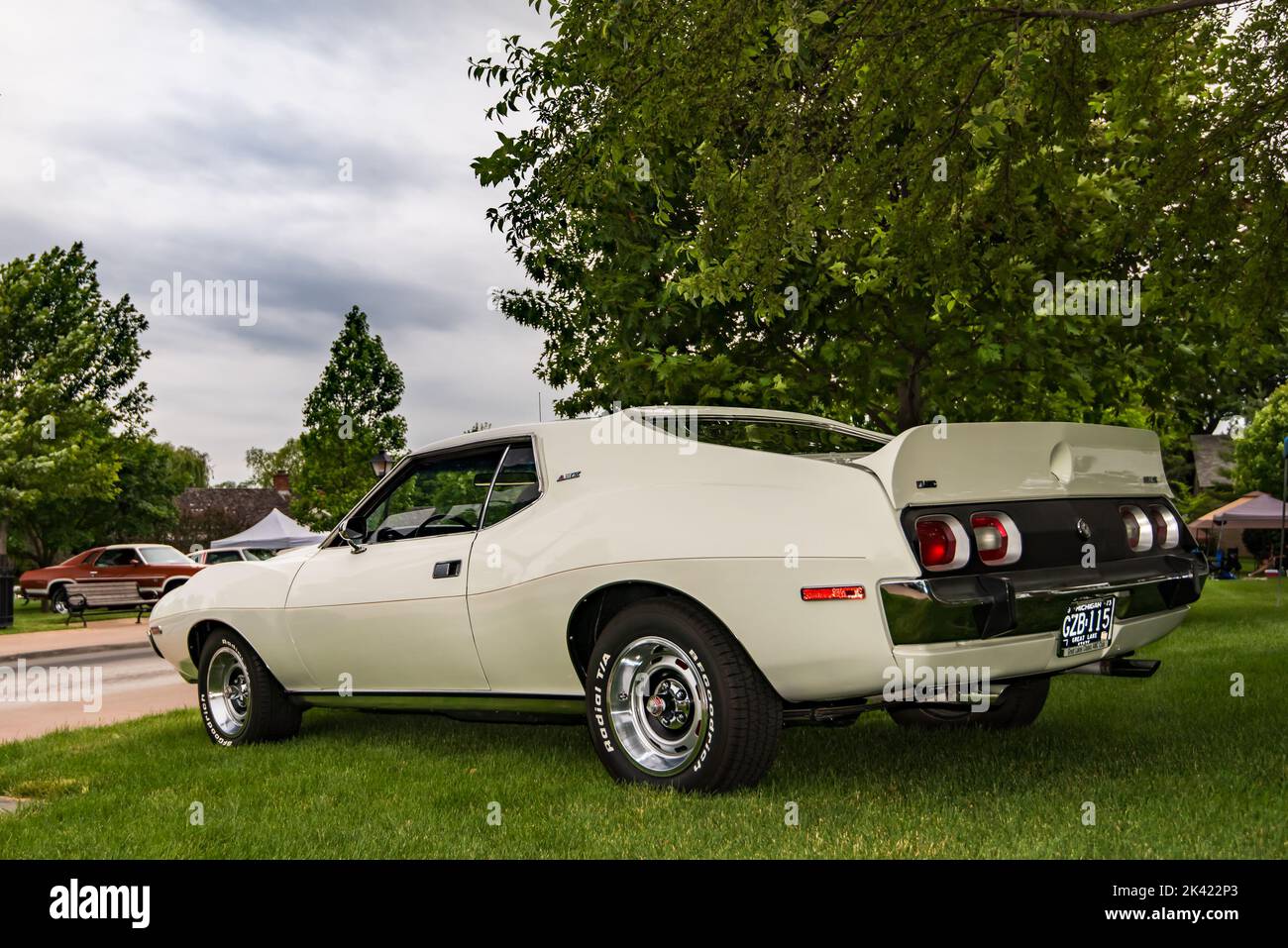 DEARBORN, MI/USA - 15 JUIN 2019 : une voiture AMX Javelin 1974 d ...