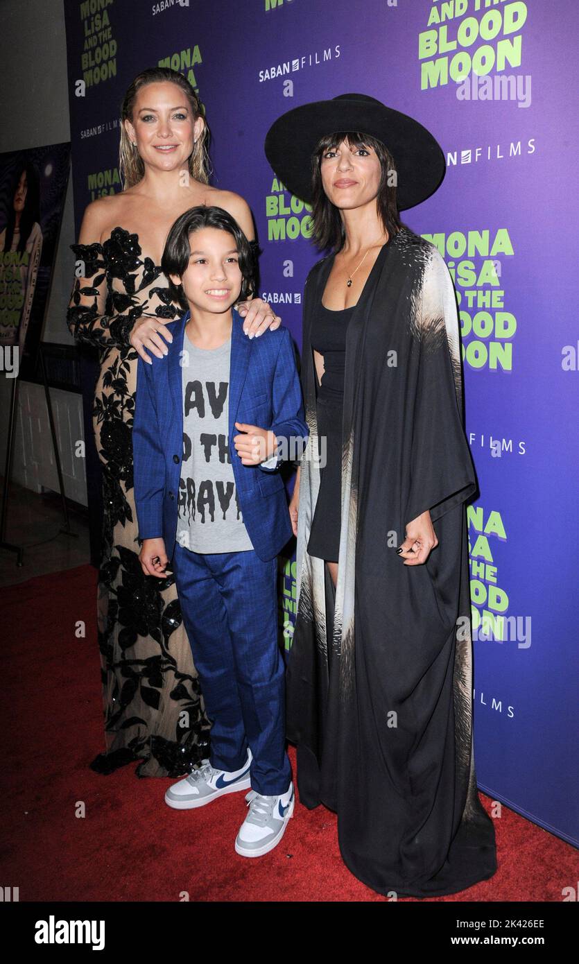 Los Angeles, Californie. 28th septembre 2022. Kate Hudson, Evan Whitten ...