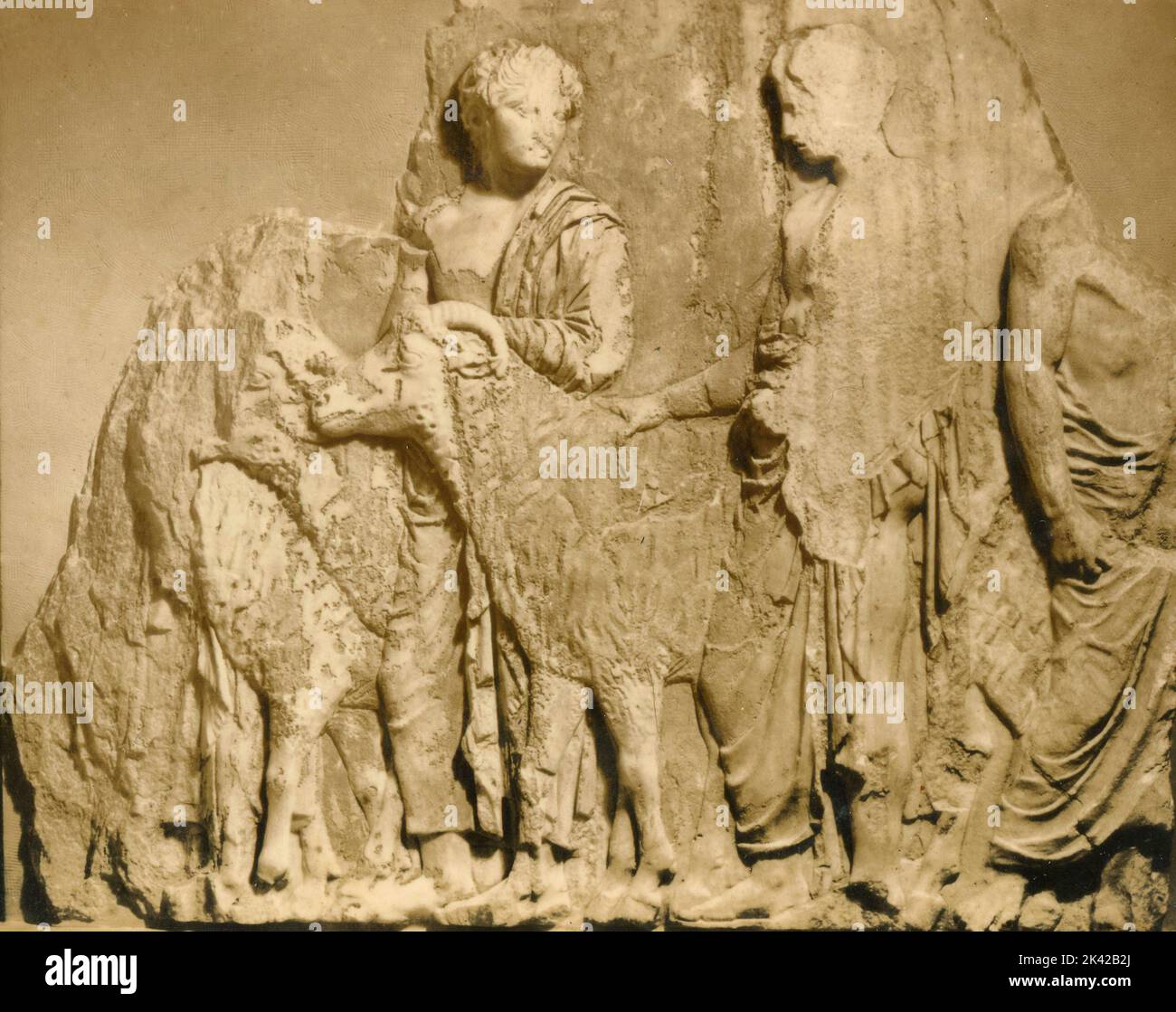 Grèce antique bas relief Banque de photographies et d’images à haute ...