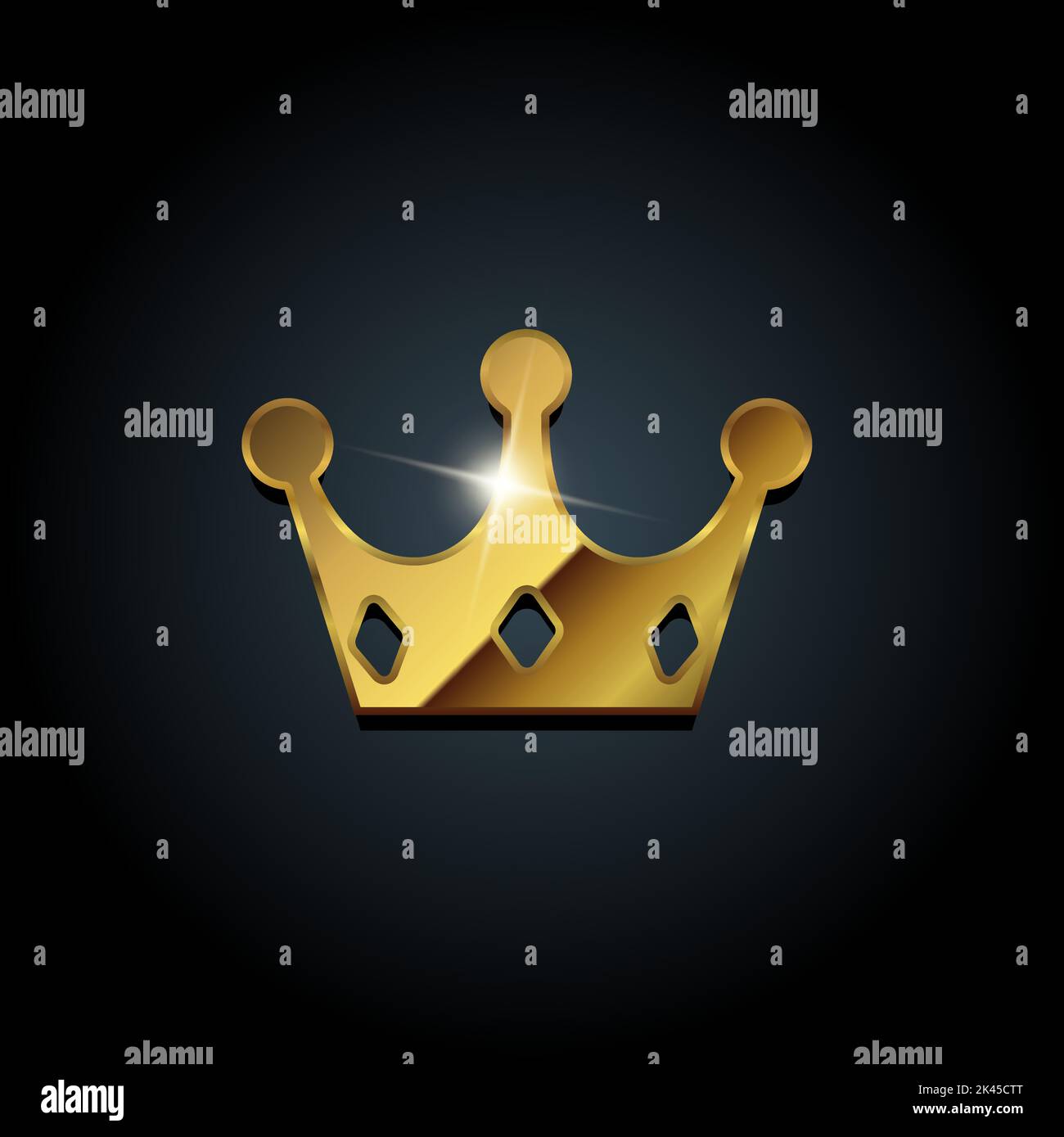 Royal crown illustration Banque d'images vectorielles - Alamy