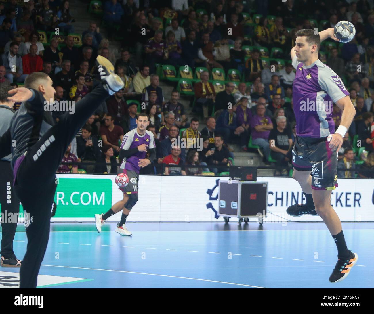 Alexandre Cavalcanti de HBC Nantes lors du match de handball de la ...