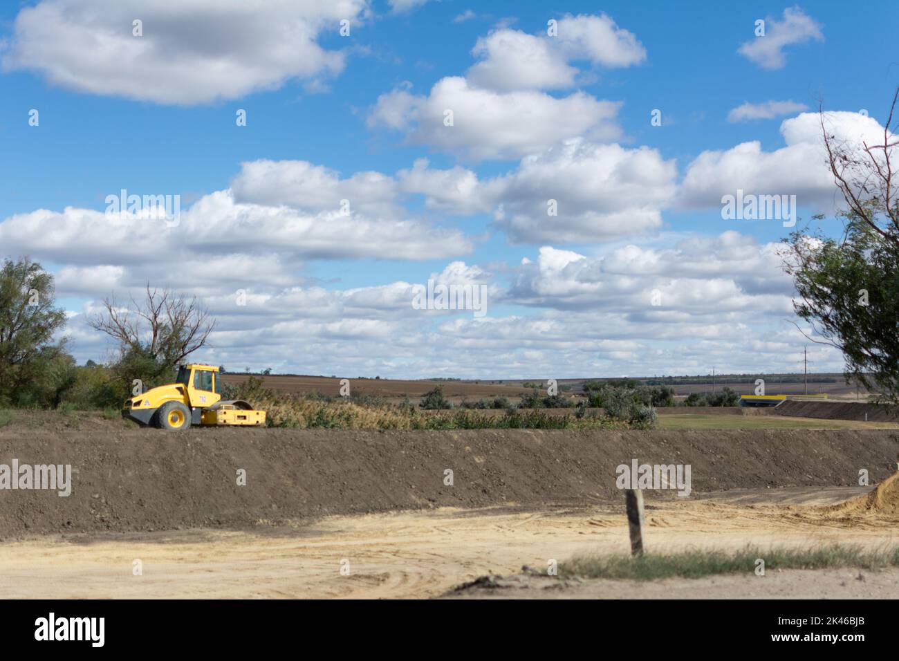 Vulcanesti, Moldova - 20 septembre 2022 les machines routières ...