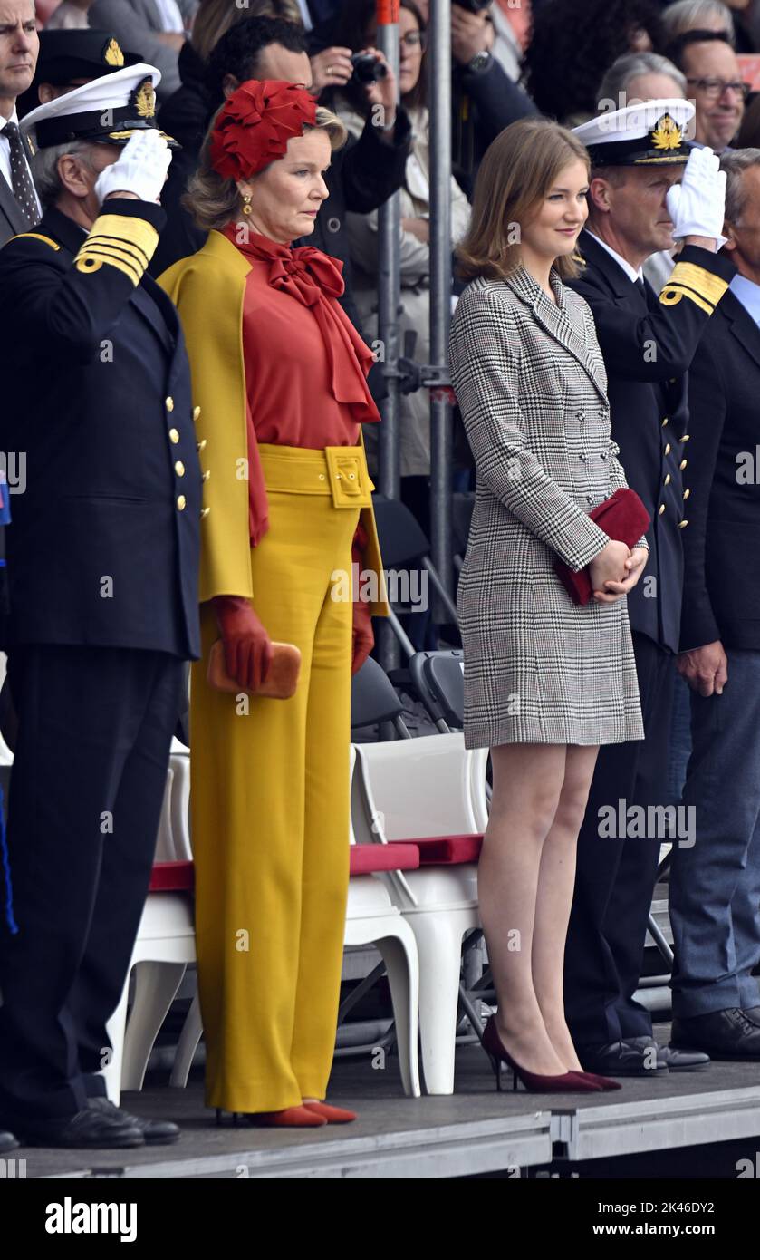 Bruxelles, Belgique. 30th septembre 2022. La reine Mathilde de Belgique ...